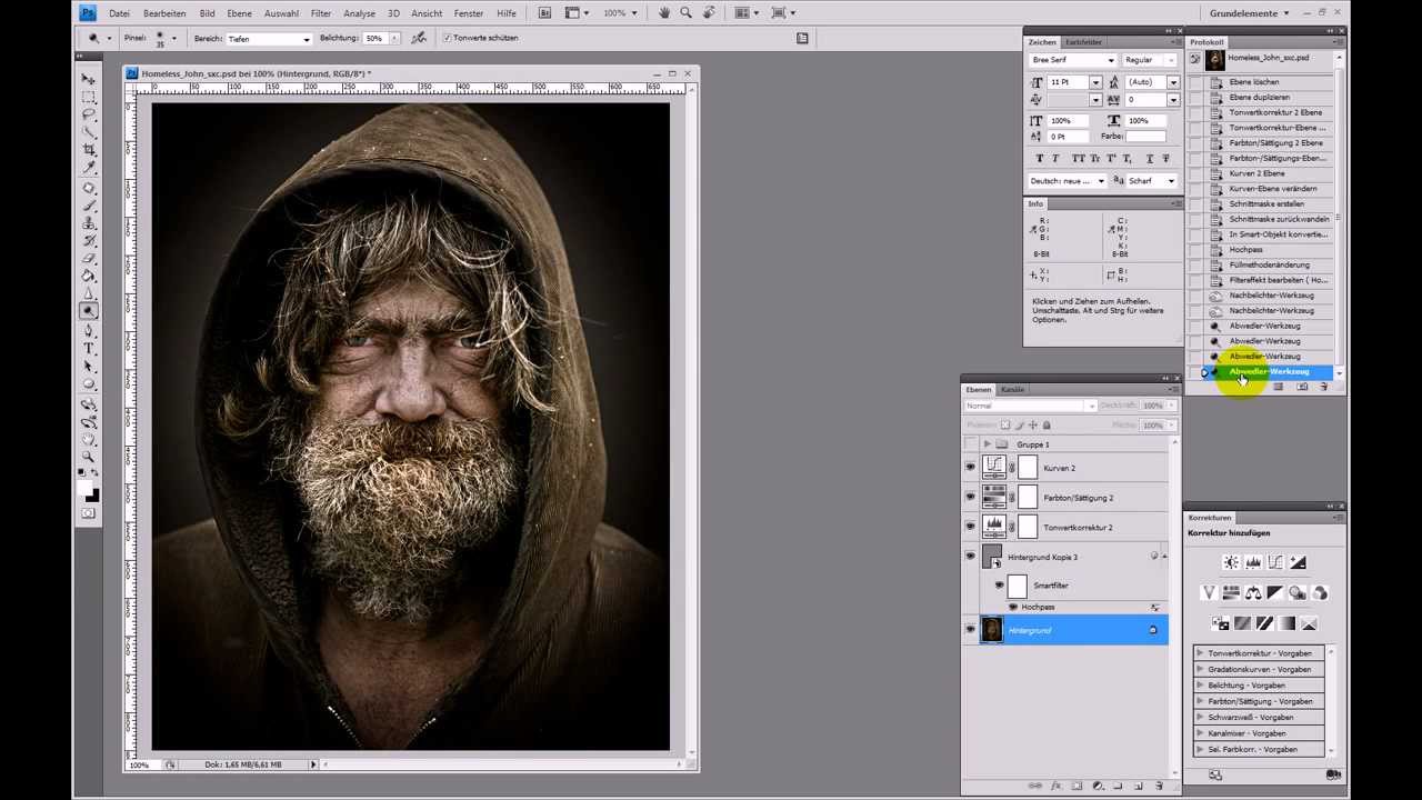 Dragan-Effekt – Photoshop-Tutorial - YouTube