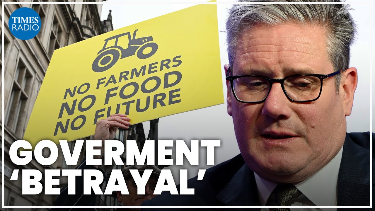 Starmer ‘betrays’ UK farmers with inheritance tax - YouTube