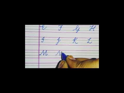 How to write cursive writing #cursivewriting #shewrites || part 1 - YouTube