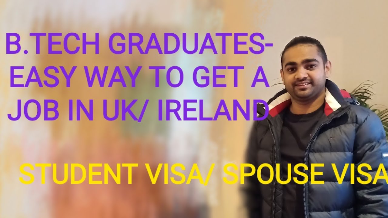 Career opportunities for B. Tech Graduates in UK/ IRELAND|vlog-16|JIJIN ...