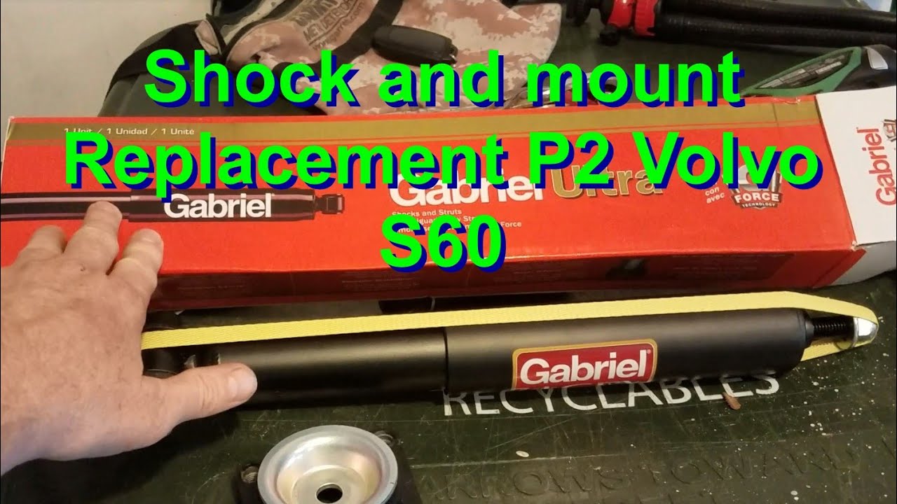 Rear Shock and Mount Replacement P2 Volvo S60 - YouTube