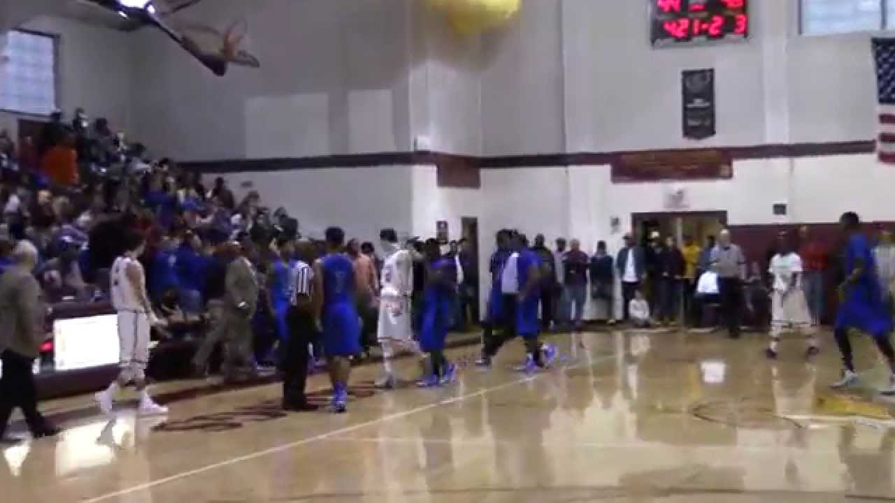 Dover G Jordan Allen hits a 3 from NBA range before the buzzer - YouTube