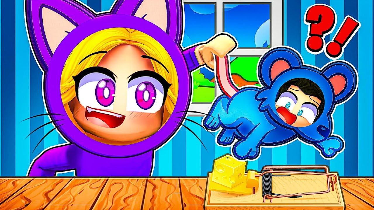 Cache-Cache CHAT CLEM vs SOURIS FURIOUS sur Roblox ! - YouTube