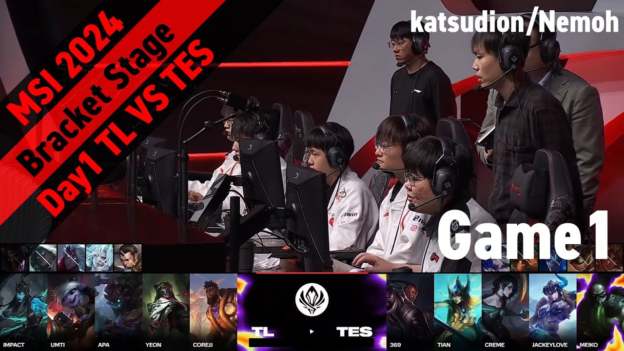 TL(Yeon カリスタ) VS TES(JackeyLove ルシアン) Game 1 ハイライト Day1 - MSI 2024 ...