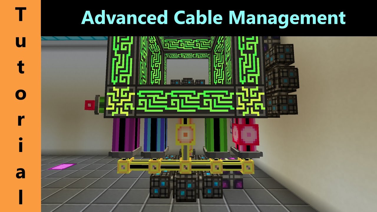 Syn's Shorts - Advanced Cable Management - AE2 (1.12) - YouTube