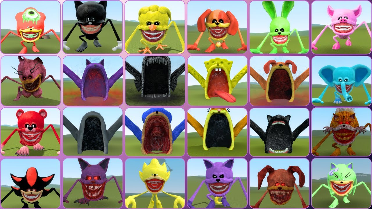 Evolution Of Sonic Tapes Family Vs Sea Eater Vs Bloop Family In Garry's ...