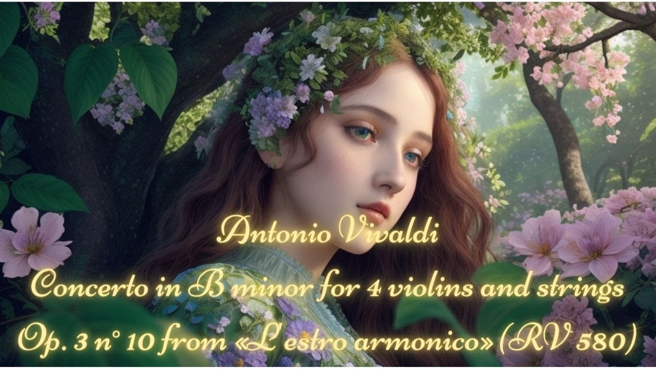 Antonio Vivaldi - Concerto in B minor for 4 violins and strings - Op. 3 n° 10 - YouTube