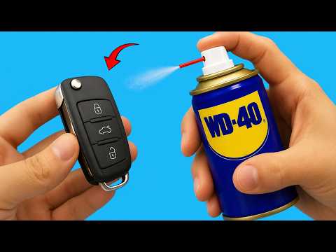 Anahtarlarınıza WD-40 sıkın ve evdeki kırık eşyaları tamir edin.