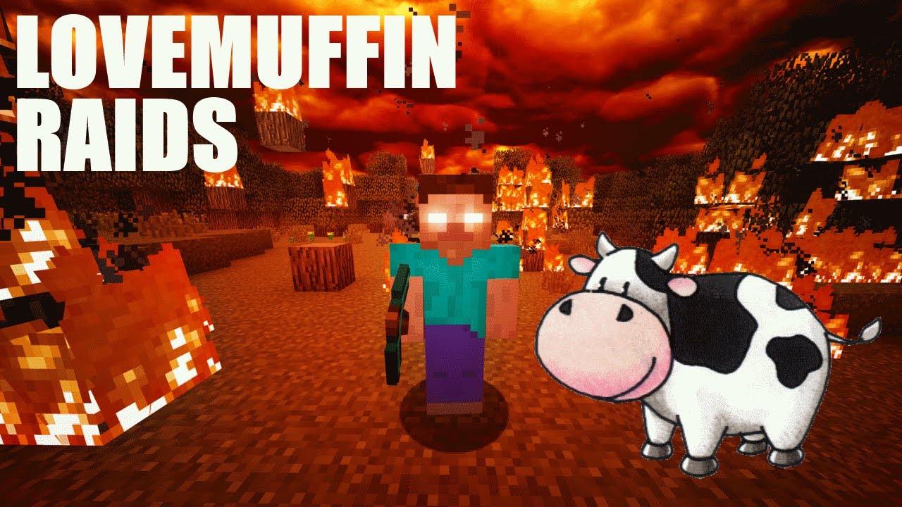 ♥ Minecraft Raiding || FearPvP - LoveMuffin Raids HappyCow - YouTube