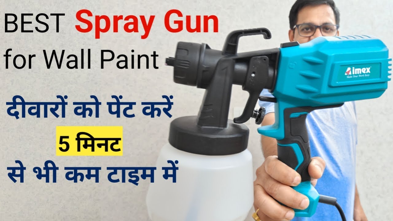 Best Spray Gun for Wall Painting | सही तरीका क्या है Spray Gun से पेंट ...