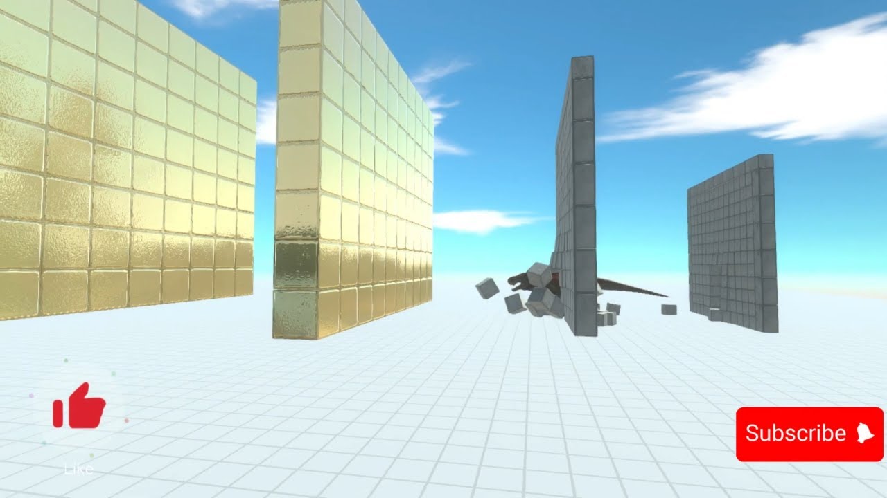 Block Walls vs Units- Animal Revolt Battle Simulator - YouTube