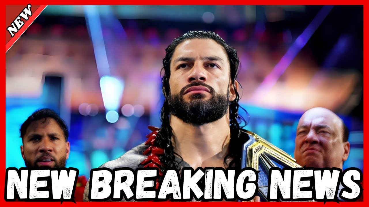 "WWE Fans in Shock as Roman Reigns Breaks Silence on Sad News😭– What ...