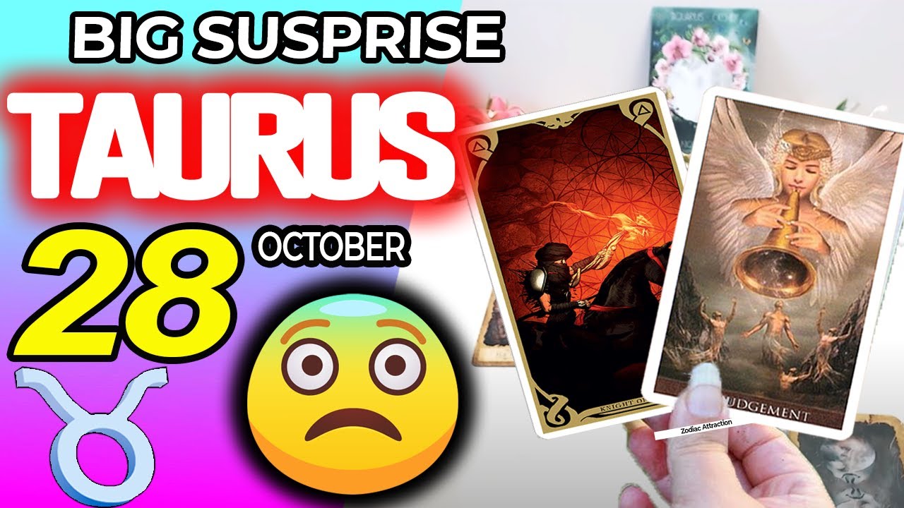 Taurus ♉😨 BIG SUSPRISE 😨 horoscope for today OCTOBER 28 2024 ♉ #taurus ...