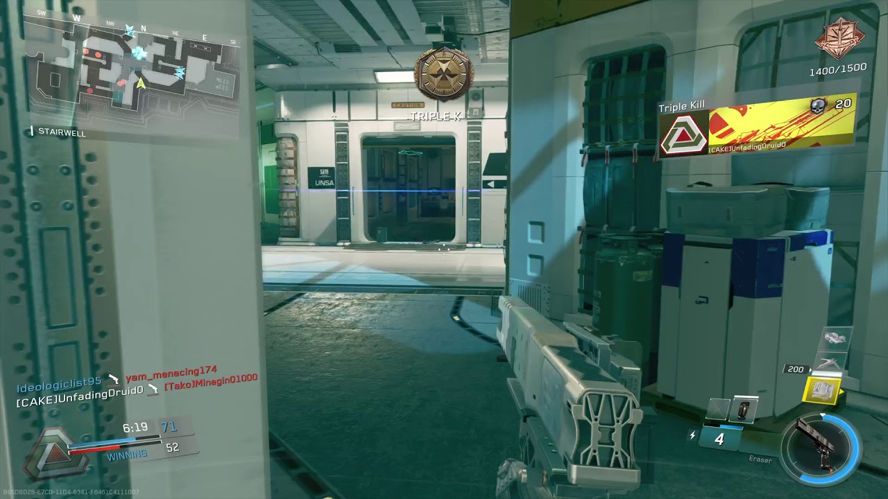 COD Infinite Warfare Eraser killstreak - YouTube