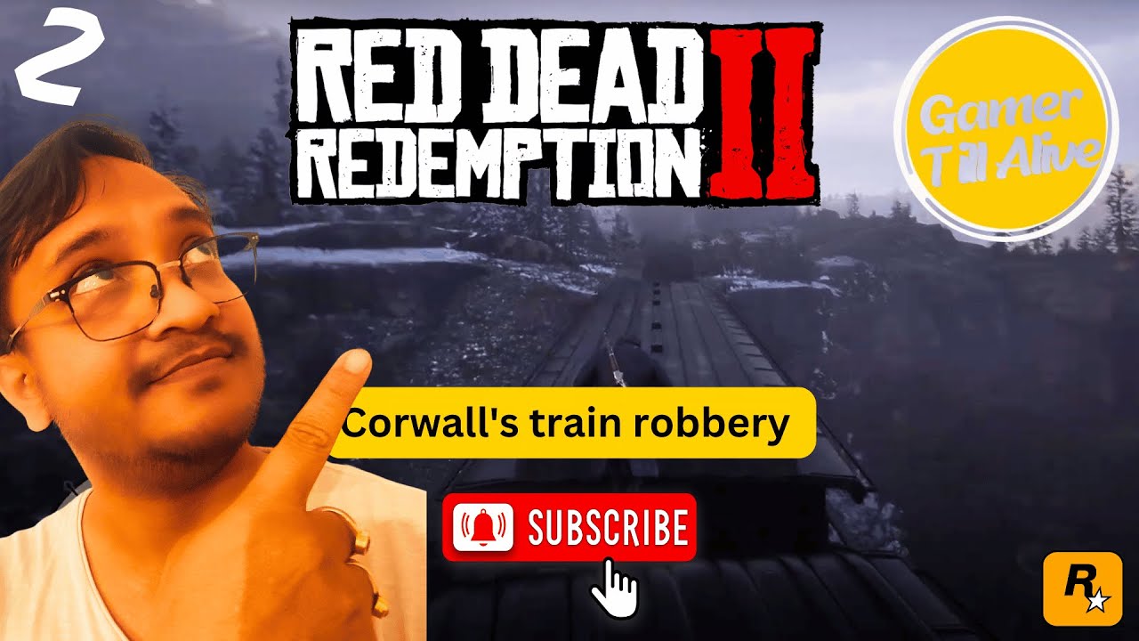 Corwall's train robbery Red Dead Redemption 2 Part 2 | Hindi | RDR2 ...