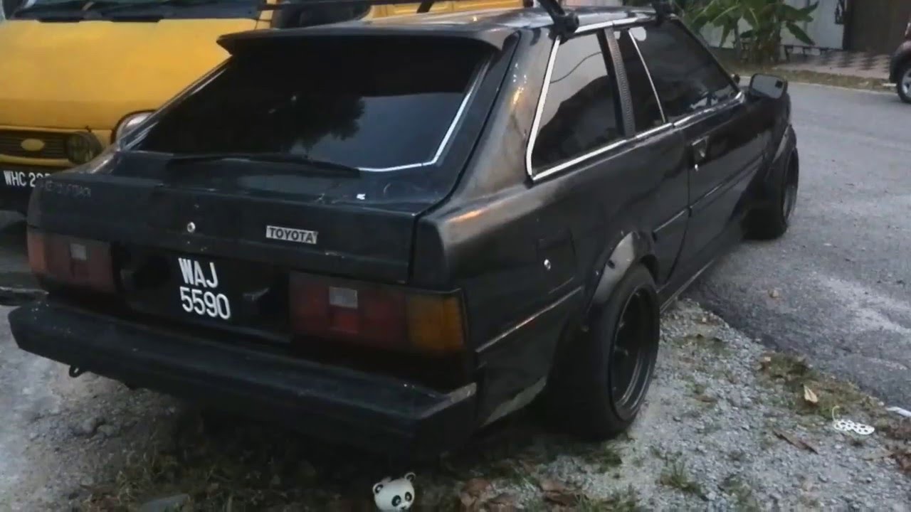 my toyota corolla te71 Malaysia jepun car - YouTube