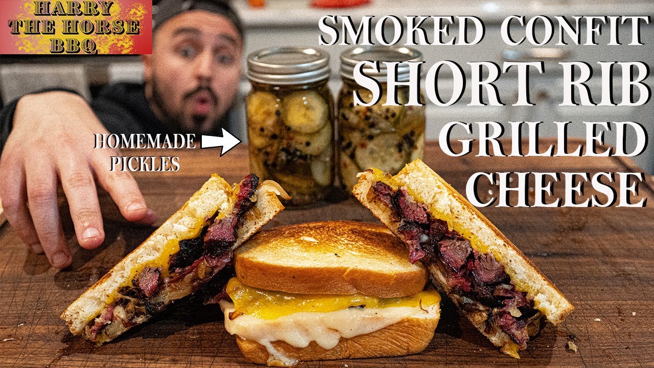 The Best BBQ Grilled Cheese Ever | Harry the Horse BBQ - YouTube