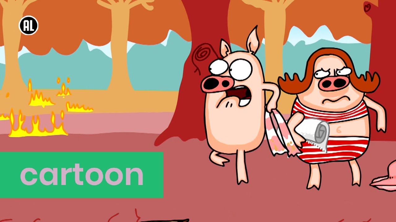 Laat hem maar lekker meppen! | Varkentje Rund - YouTube