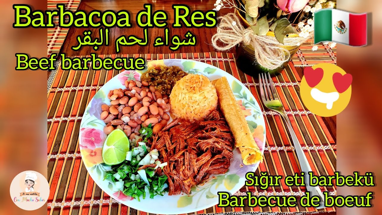 😍👌Riquísima BARBACOA de RES - YouTube