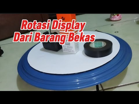 Cara membuat display putar untuk live streaming dari barang bekas - YouTube
