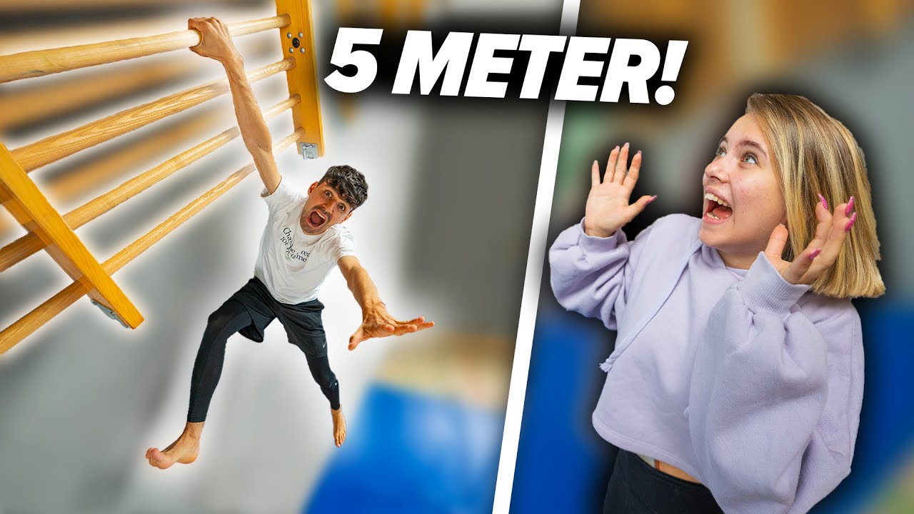 FREIER FALL aus 5 METERN HÖHE *GEHT SCHIEF!* 🚑 - YouTube