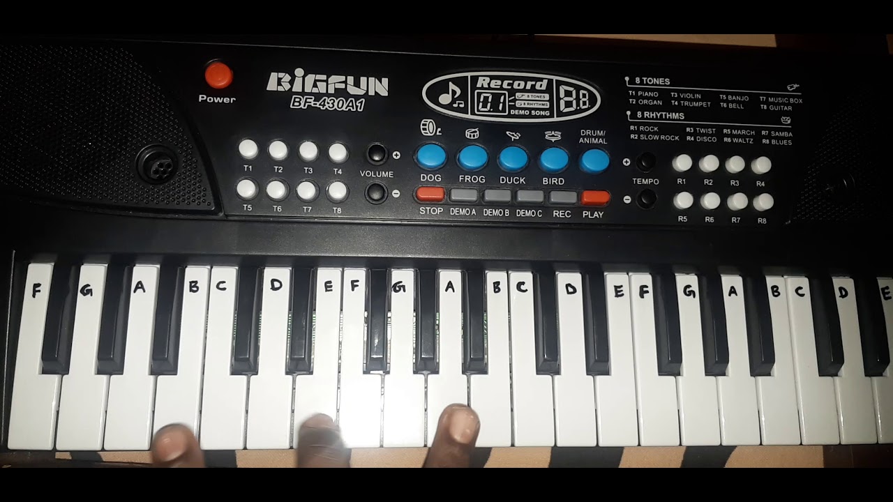 LAI LAI LAI SONG PLAYED IN BIG FUN PIANO 37 KEYS - YouTube