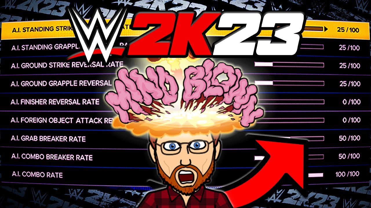 WWE 2K23 INSANE Sliders Update!!! - YouTube