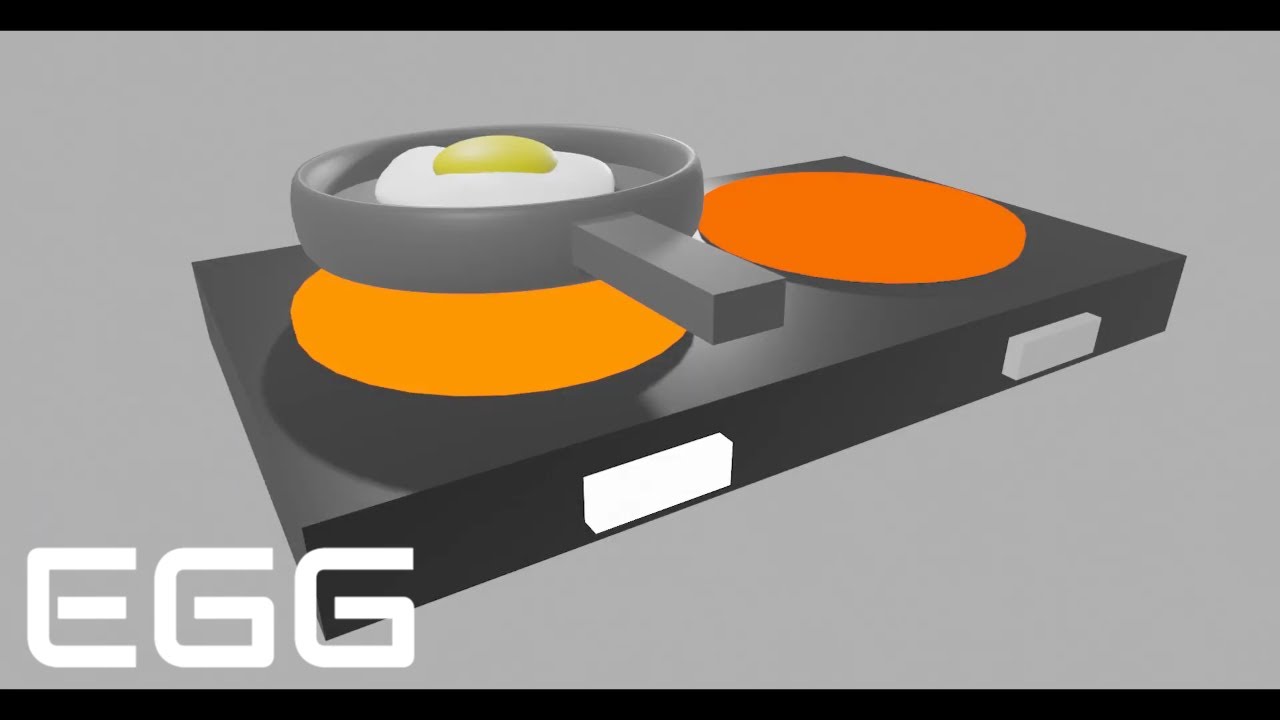 Cooking Egg Animation Speed Modeling - YouTube