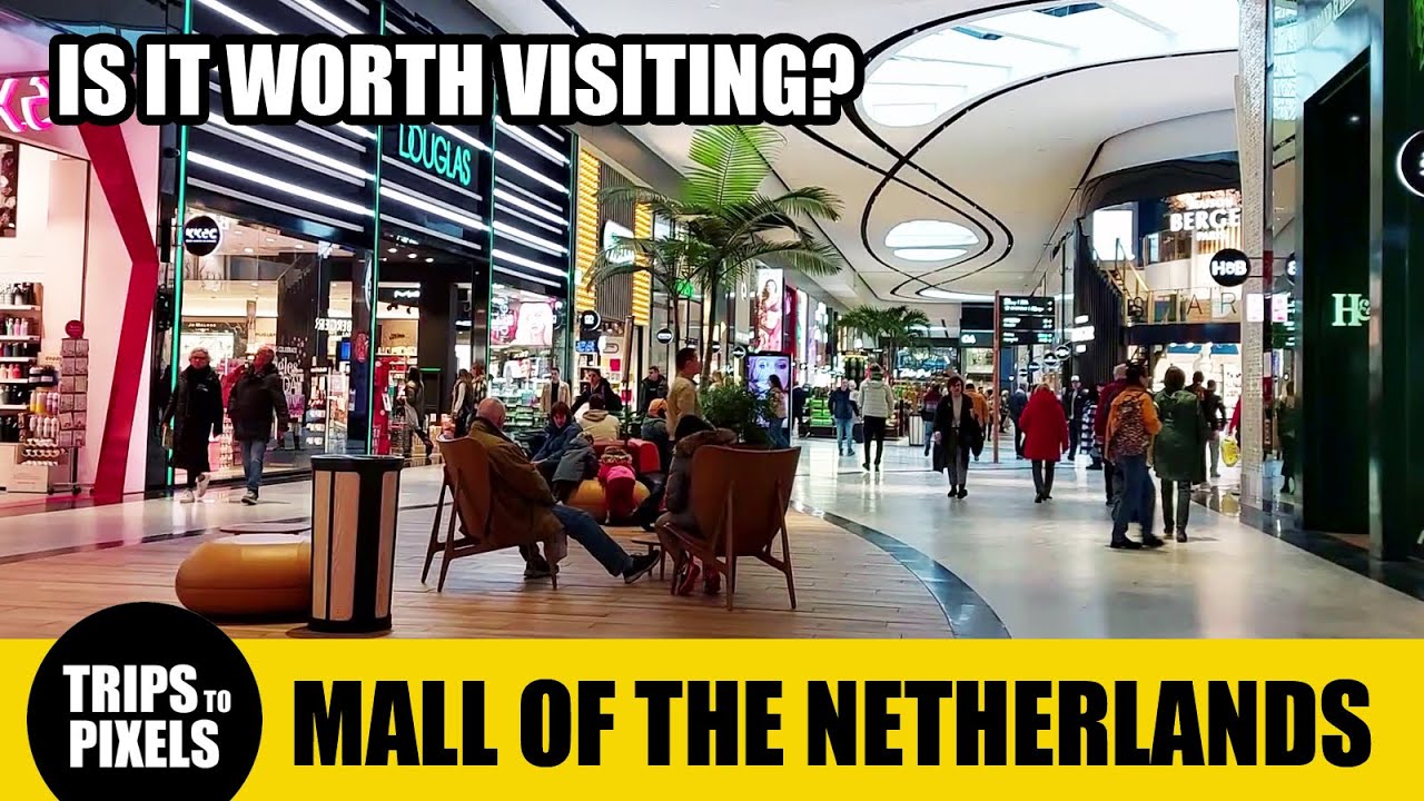 BIGGEST Shopping Mall of the Netherlands - Luxury shopping - YouTube