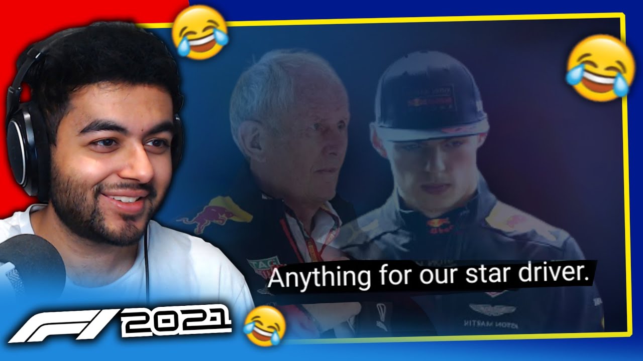 VERSTAPPEN IS THE BAD GUY IN THE F1 2021 GAME STORY MODE?! - YouTube
