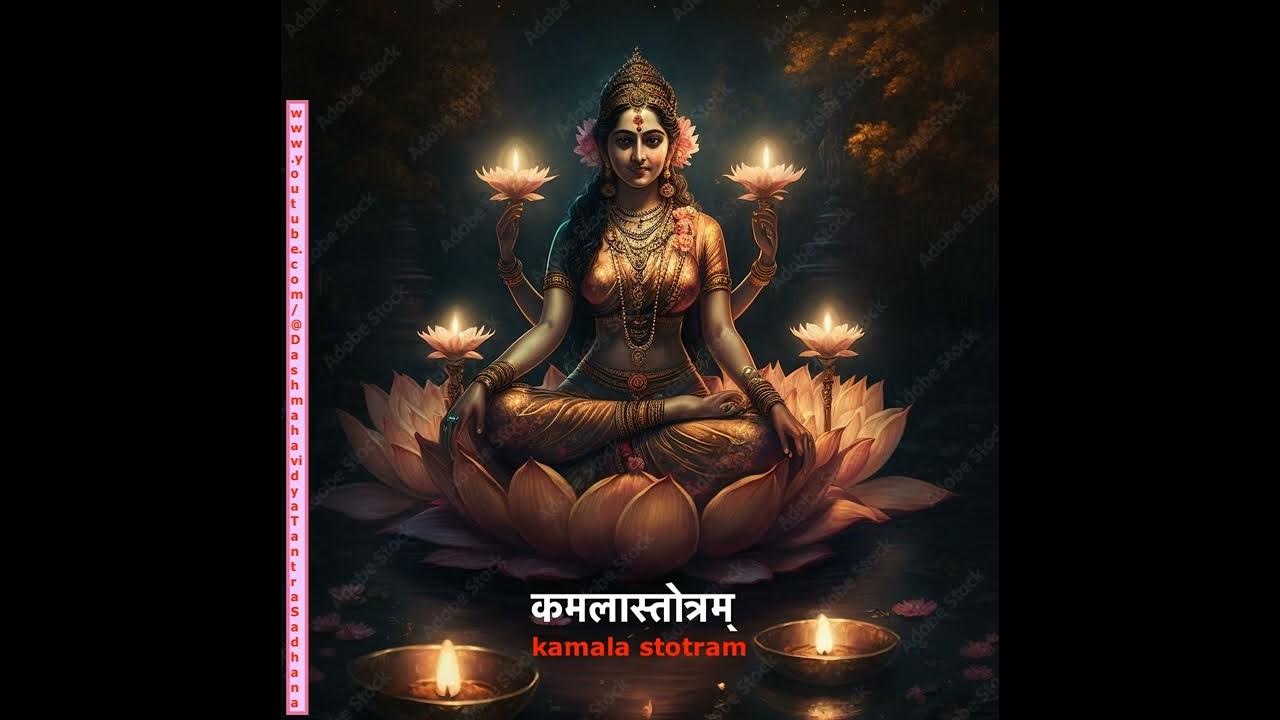 कमलास्तोत्रम् Kamala Stotram भुक्ति और मुक्ति प्राप्त होती है - YouTube