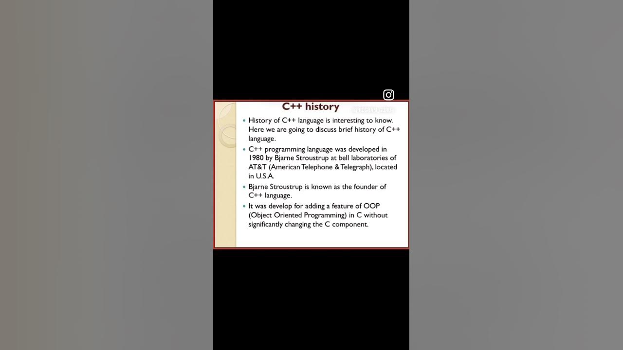 What Is C History Programmer Coding Cprograming Program Cprogramming Programming