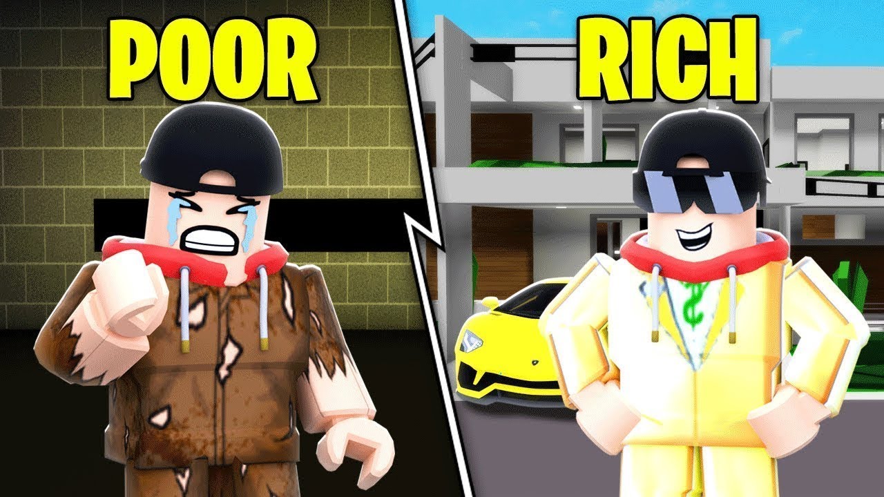 brookhaven rp roleplay poor to rich - YouTube