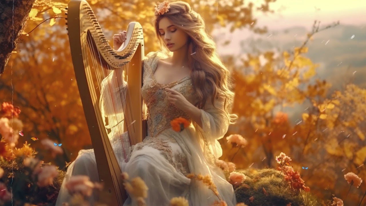 Healing Harp Music - Relaxing Harp Music, Soft Music - Heavenly Harp ...