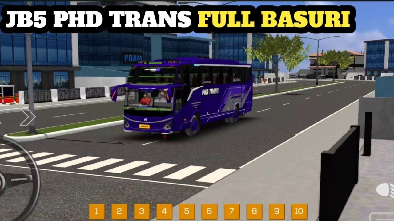 JB5 PHD TRANS FULL BASURI BUS SIMULATOR X INDONESIA - YouTube