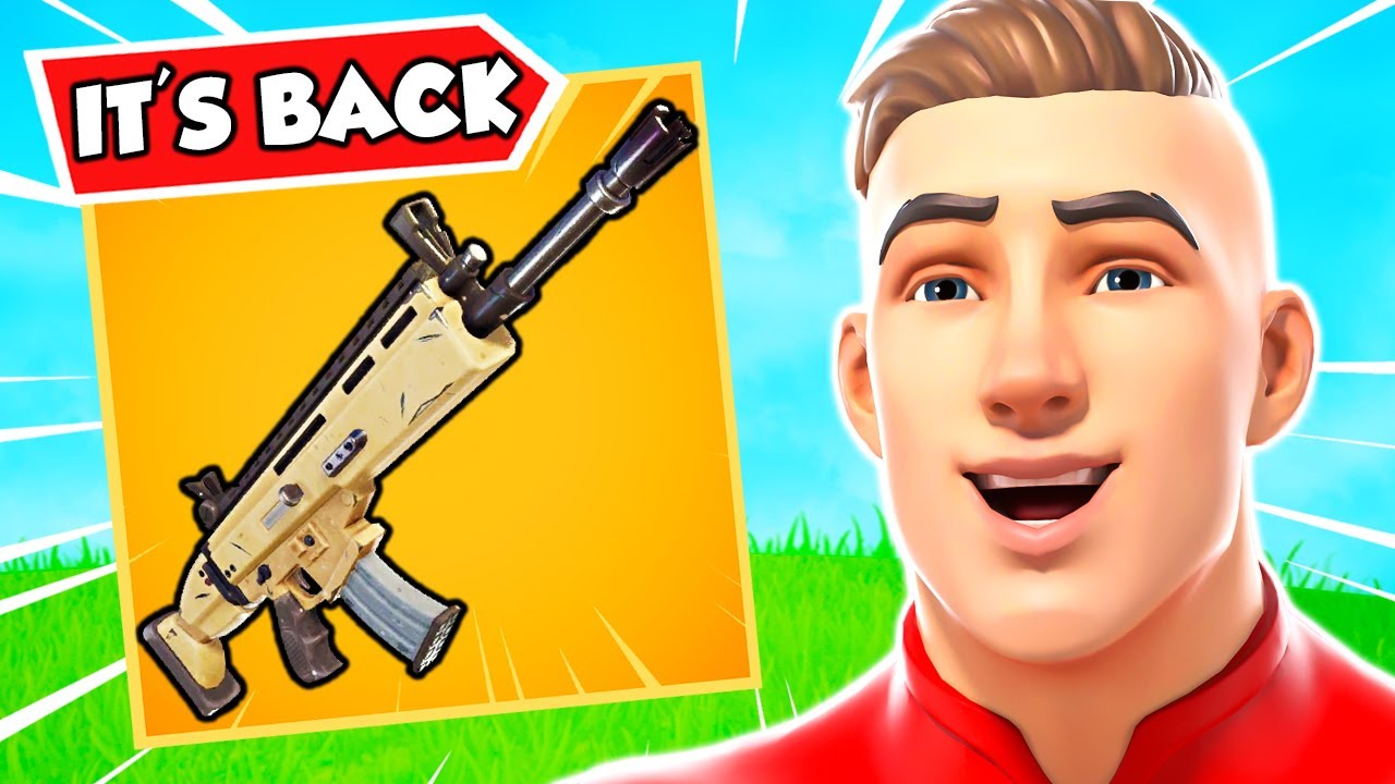 The SCAR IS BACK in FORTNITE CHAPTER 4! - YouTube