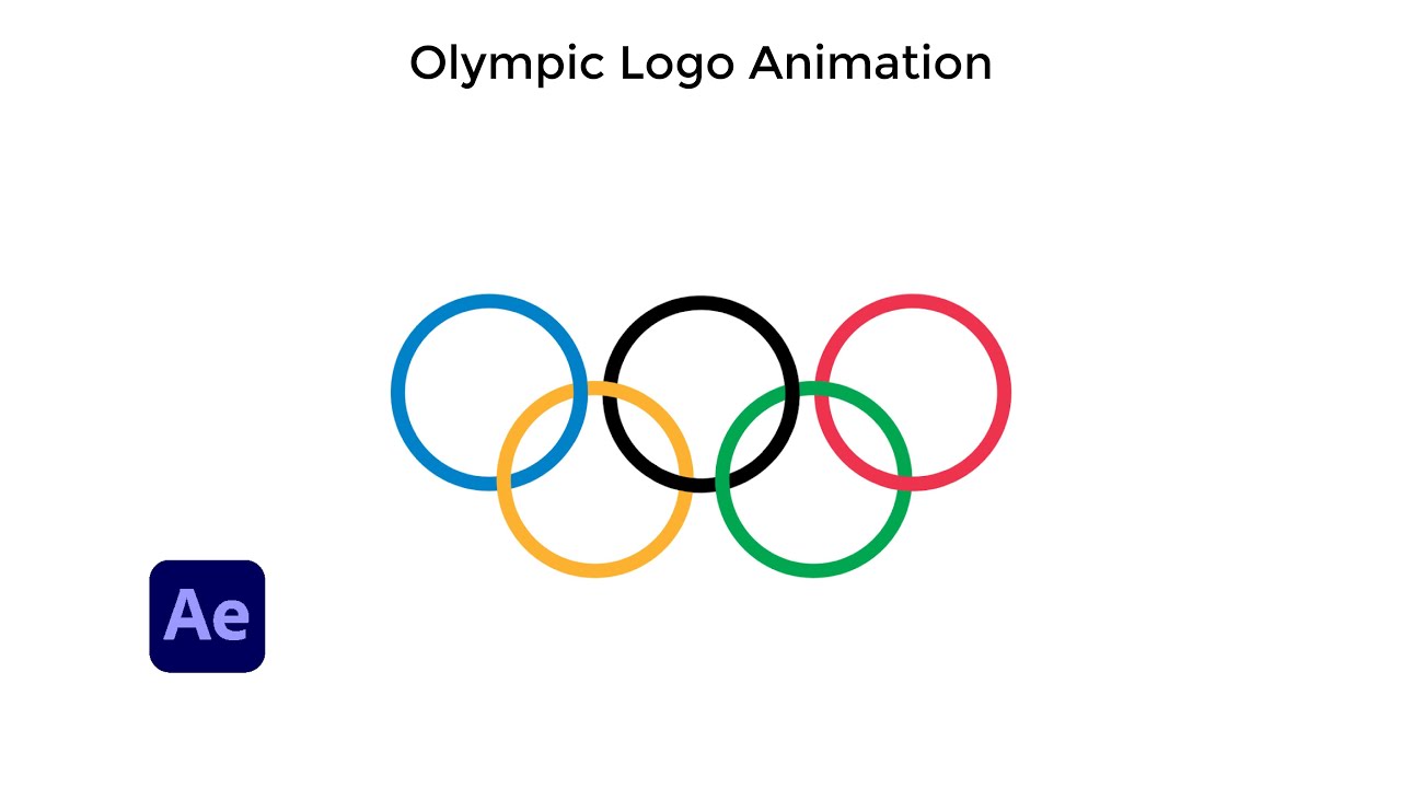 Olympic Logo Animation In After Effects - Tutorial - no plugins. - YouTube