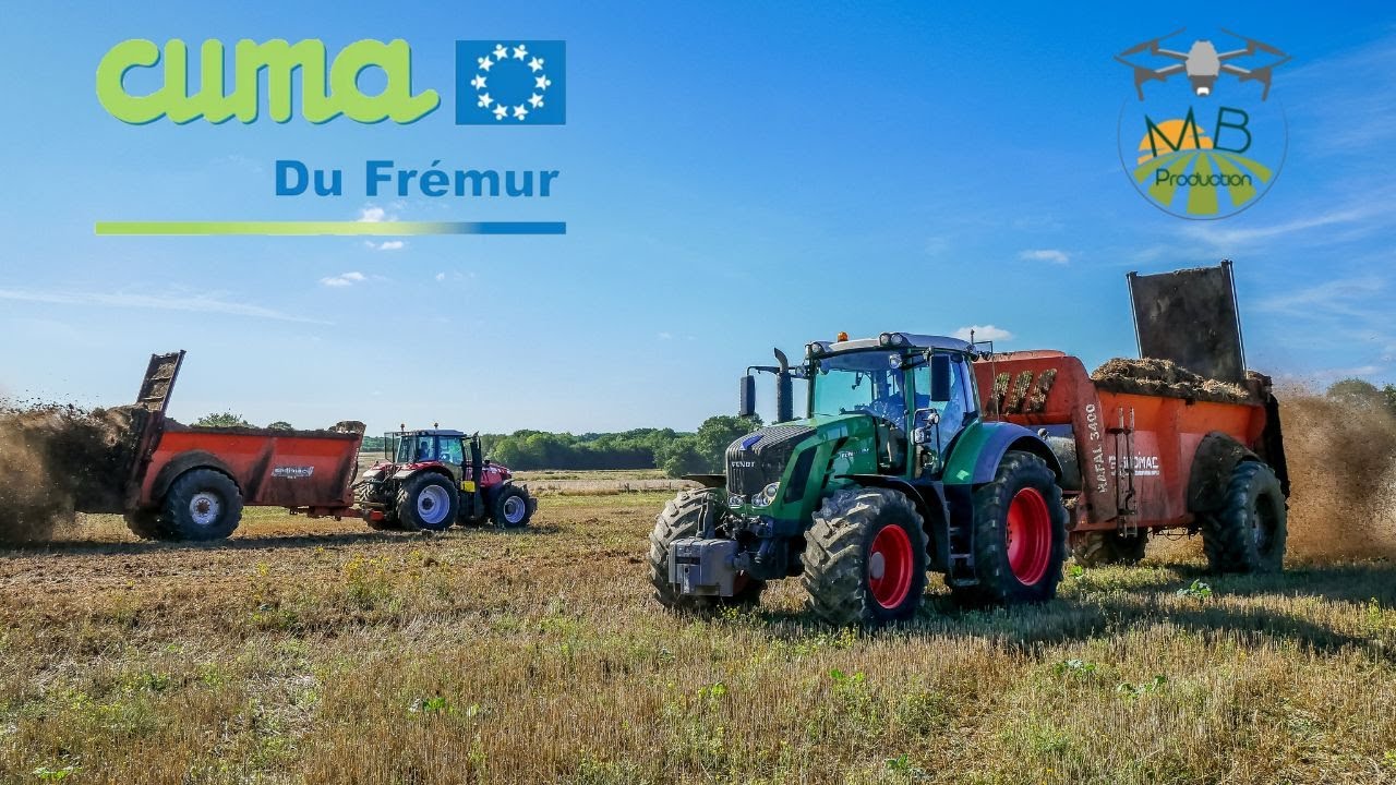 🇫🇷ÉPANDAGE DE FUMIER / Kramer KL 55.8T /Cuma du Fremur🤩 - YouTube