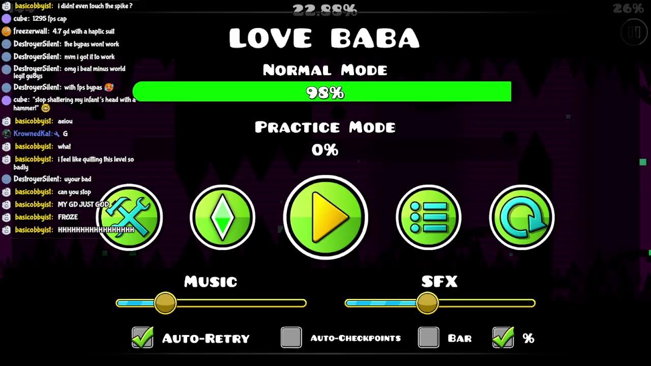 gd - love baba (stream, go at 50%) - YouTube