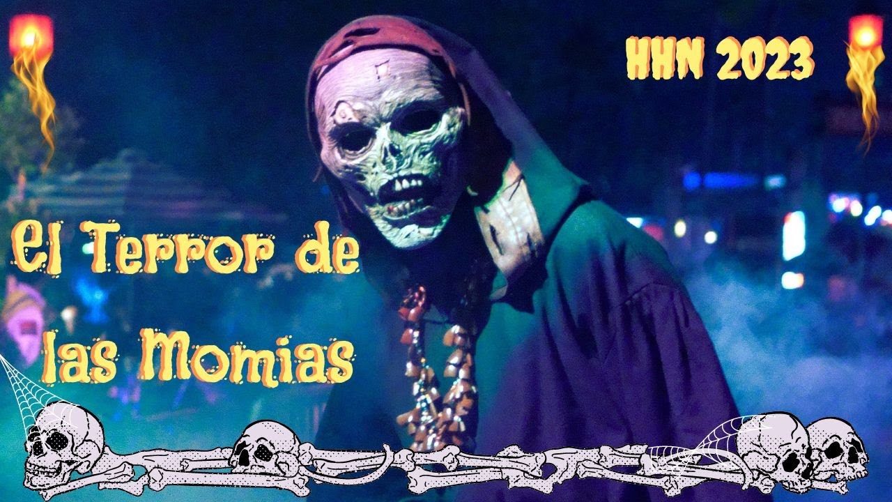 Horror Nights El Terror de las Momias Scarezone 2023 Hollywood - YouTube