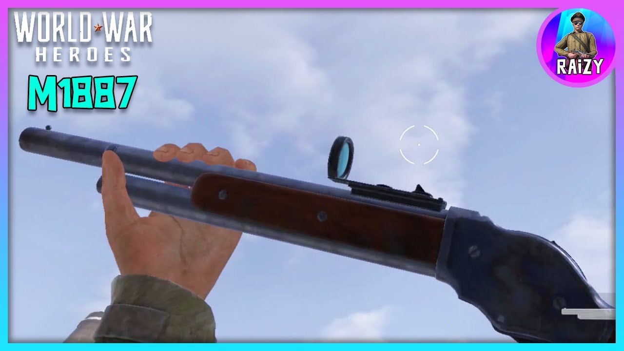 M1887 Shotgun Gameplay | World War Heroes - YouTube
