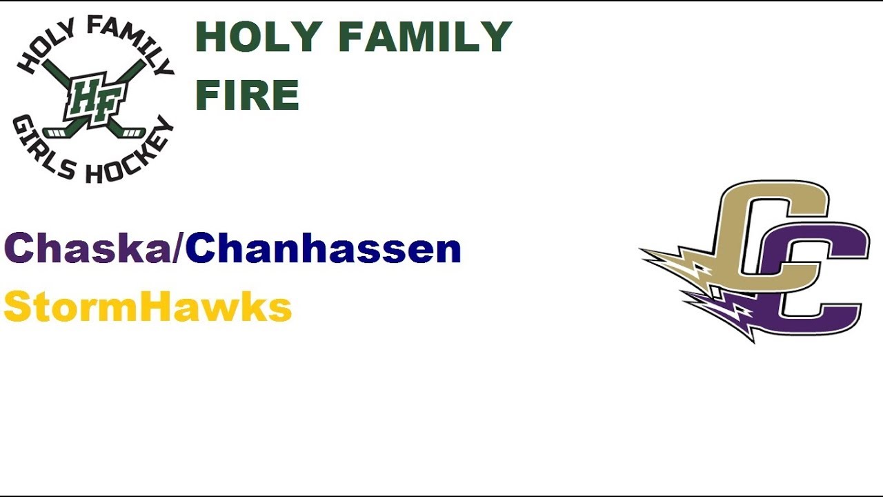 Holy Family Girls Hockey @ Chaska/Chan - YouTube