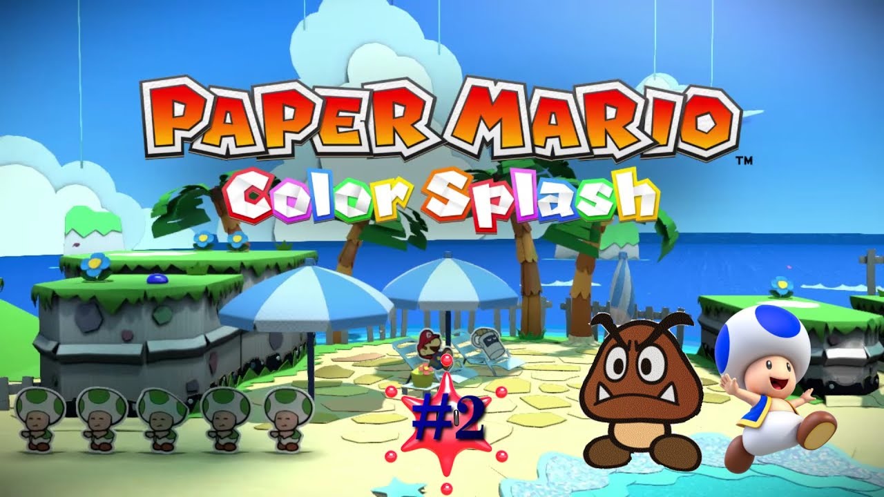 Paper Mario Color Splash #2/ Stadterkundung mit Farbian - YouTube