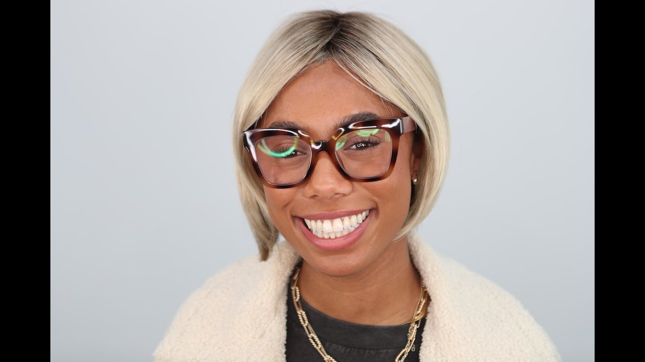 Ever considered wearing your glasses with a wig? - YouTube