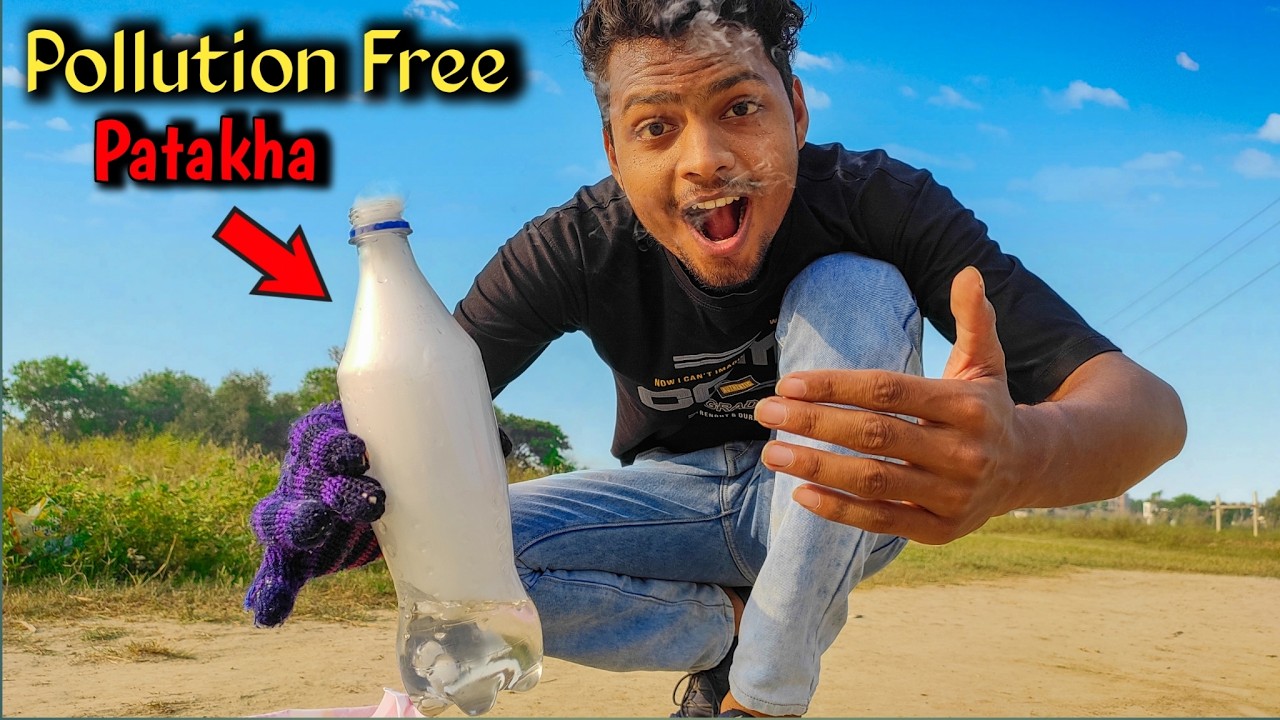 Making Pollution Free Patakha from Dry Ice 💥 || How to make Pollution ...