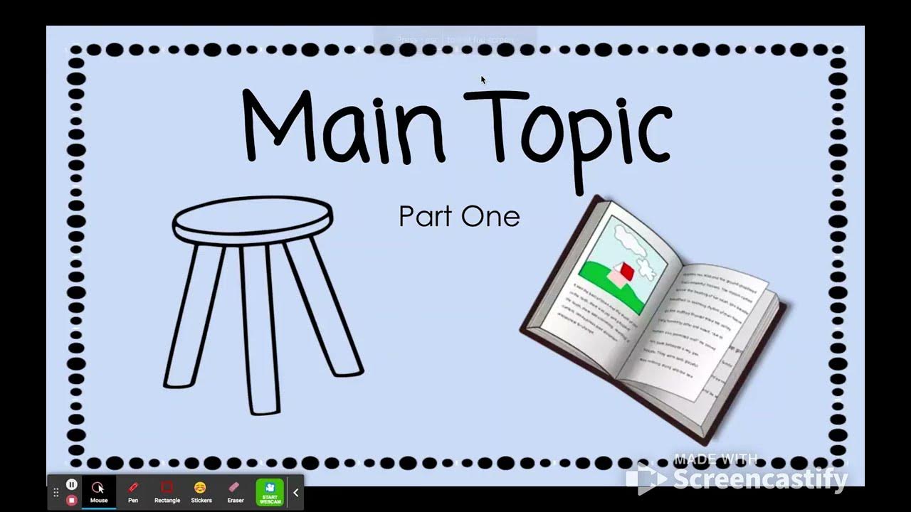 Finding the Main Topic - YouTube