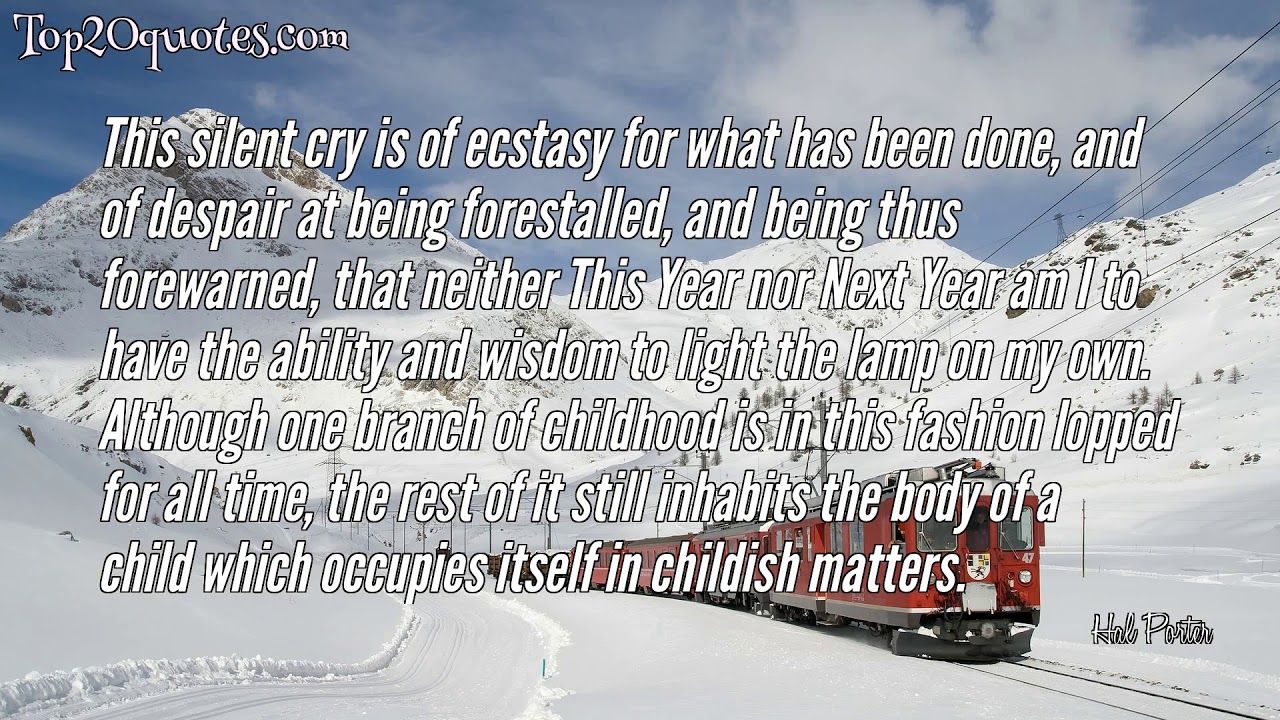 Top 10 Quotes of Hal Porter - Novelist - YouTube