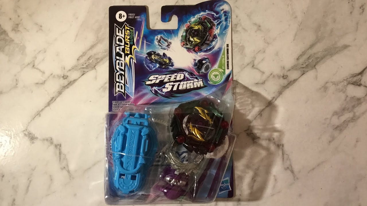 Beyblade Burst Surge Curse Satomb S6 Qr Code And Unboxing - YouTube
