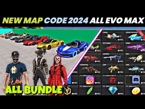 ALL EVO GUN MAX + ALL NEW BUNDLE ALL CAR SKIN NEW MAP CODE FREE FIRE CRAFTLAND - YouTube