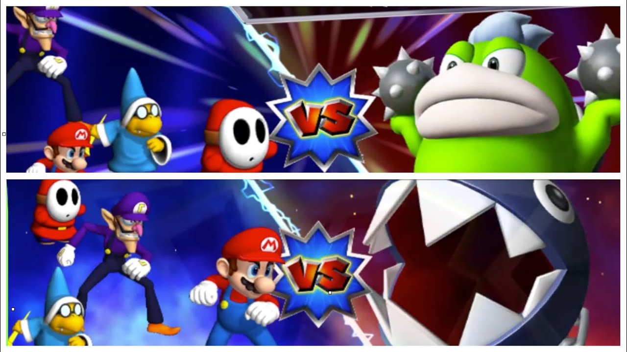 MarioParty 9 Boss Spike , Chain Chomp solo mode family fun #5 - YouTube